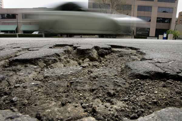 Motorcycles And LA Potholes - Russ Brown